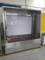 China Manual screen washout booth with back light and high pressure water jet, manual stencil washer, screen frame cleaning for sale