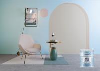 China Interior Wall Paint Social Space Five-in-One Mildew proof Odor free fast dry for residential decoration for sale