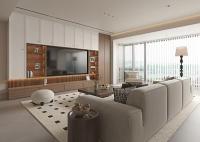 China Mid Century Modern Style Whole House Customization Living Room Design for sale