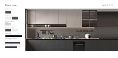China Modern Style Kitchen Custom Cabinet Furniture Classic White With Island for sale