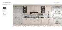 China Modern Style Kitchen Custom Cabinet Furniture Classic White With Island for sale