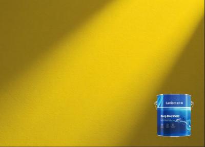 China 5kg Deep Blue Shield Interior Wall Paint Graphene Antiviral Level I Antibacterial Scrub Resistant for sale