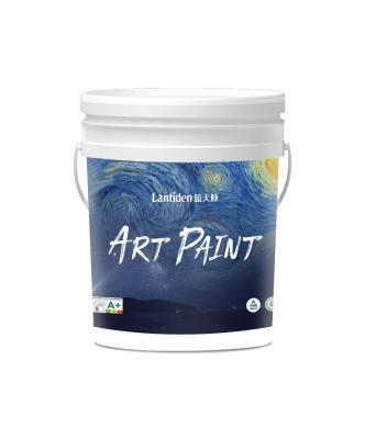 China Semi Matte Textured Wall Paint Inorganic Diamond Topcoat Moisture Proof for sale