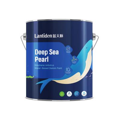 China Ocean Heart Indoor Wall Paint Formaldehyde Free Paint White Viscous Liquid for sale