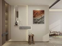 China Odor Free Texture Wall Paint Limestone Rock Flakes Feel Interior Wall Decoration Paint for sale