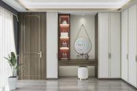 China Custom Bedroom Built In Wardrobe With Laminated Drawers for sale