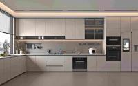 China Double Veneer Eco Friendly Custom Kitchen Cabinet Collections ENF Grade for sale