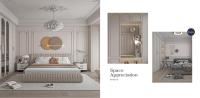 China Double Veneer Laminated Custom Built In Wardrobe With Film Pressed Door for sale