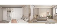China Glass Panel Custom Wal-In Closet Systems With Open Shelving System For Home Decor for sale
