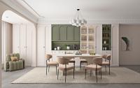China Modern Creamy Style Whole House Customization Bespoke Villa Packages for sale