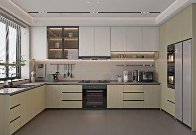 China Space Saving Corner Custom Kitchen Cabinet Designs Table Thickness 20mm for sale