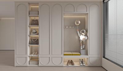 China Wood Glass Bespoke Walk-In Wardrobe Storage Systems With Smart Organization for sale