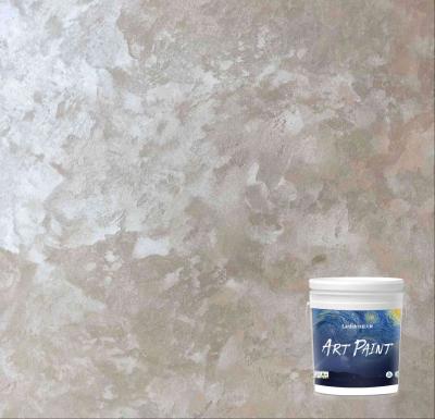 China Kashilin Velvet Light Dark Texture Wall Paint Multi Level Light And Shadow Effects for sale