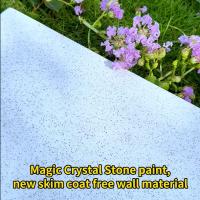 China Texture wall paint Magic Crystal Stone Series  bypass the skim-coating for fast construction for sale