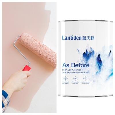China Interior Wall Paint As Before Ultra Self Clean Super Stain Resistance Class I Washable 20000 Coats For residential Villa for sale