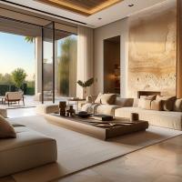 China Italian Plaster  Elegant Travertine Interior Wall Paint Self Cleaning Mold Proof For Luxury Villa for sale