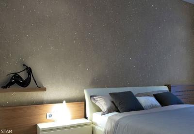 China Starry sky texture wall paint with glitter effect for painting contractor of high-end hotels mansions for sale