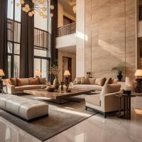 China Elegant Travertine LNYA013 Texture Wall Paint with Stone Texture Look for Russia building decoration project for sale