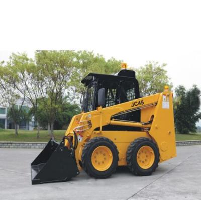 China 700kg Rated Load JC45 Mini Skid Steer Loader 37kw Wheel Loader 0.4m3 Bucket for sale