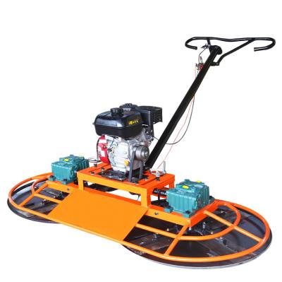 China 7.5HP Gasoline Concrete Power Trowel Two Grinding Discs Road Floor Construction Tools for sale