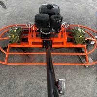 China 7.5HP Gasoline Concrete Power Trowel Two Grinding Discs Road Floor Construction Tools for sale