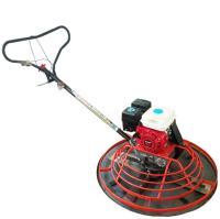 China 4 Blades Hand Push Power Trowel Concrete Finishing Machine 80cm Work Diameter for sale