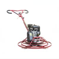 China 5.5hp Gasoline Power Trowel 130kg Concrete Finishing Machine with 4 Tungsten Steel Blades for sale