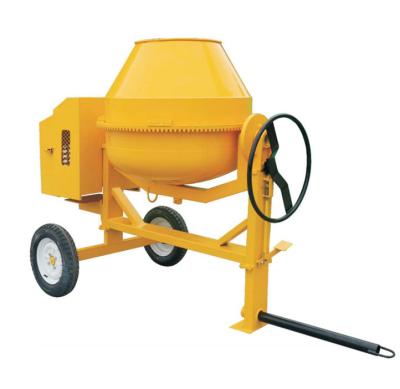 China Towable 350L-700L Diesel Gasoline Concrete Mixer for Construction Sites for sale