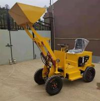 China 1.5Ton Multifunctional Small Loader Four Wheel Mini Front End Diesel Backhoe Agricultural Loader for sale