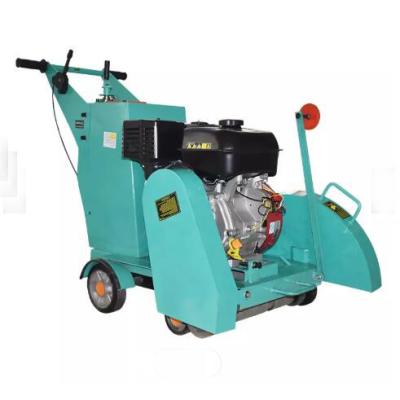 China 18HP Gasoline Concrete Pavement Cutting Machine Walk Behind 500mm Blade 180mm Cutting Depth for sale