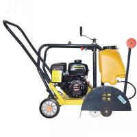 China 13hp Honda Gasoline Walk Behind Concrete Road Cutter Machine 300mm Blade for sale