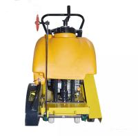 China 13hp Honda Gasoline Walk Behind Concrete Road Cutter Machine 300mm Blade for sale