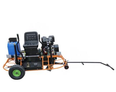 China 200kg Ride On Power Trowel Concrete Polishing Machine Double Blade Gasoline 24HP for sale