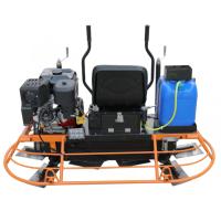 China 200kg Ride On Power Trowel Concrete Polishing Machine Double Blade Gasoline 24HP for sale