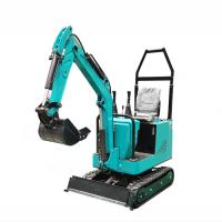 China Mini Hydraulic Excavator 1.7 Ton Micro Digger Machine 19KW 1600kg for Rail Track Maintenance for sale