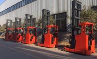 China 1.5 Ton Seated Electric Reach Truck 8000mm Lift Height High Performance Mast Forklift for sale