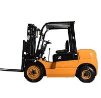 China 3.5 Ton Diesel Forklift Truck 3 Ton Capacity Wide View Mast Powerful Engine for sale