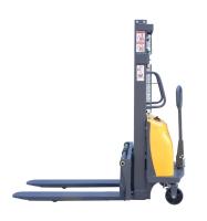 China 1T 1.5T 2T Semi Electric Stacker Mini Small Light Weight Pallet Stacker for sale