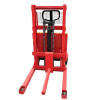 China Semi Auto Electric Stacker 1 Ton 2 Ton Manual Hand Forklift 3m Lifting Height for sale