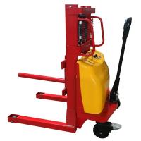 China Semi Auto Electric Stacker 1 Ton 2 Ton Manual Hand Forklift 3m Lifting Height for sale