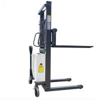 China Electric Forklift 1500 kg 1 Ton Mini Semi Electric Pallet Stacker 24V for sale