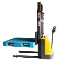 China Fully Automatic 1000kg Forklift Electronic Stacker Walking Walkie Electric Hydraulic Lifter for sale