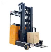 China 1.5 Ton 4.5m Battery Electric Stacker Forklift Reach Truck 48V 400AH for sale