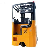 China 1.5 Ton 4.5m Battery Electric Stacker Forklift Reach Truck 48V 400AH for sale