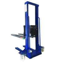 China Self Loading Stacker Crane 500kg Light Weight Pallet Lifter Machine Hydraulic Lift Equipment Self Loading Forklift for sale