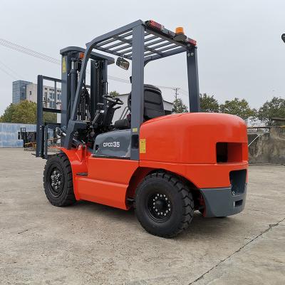 China Diesel Forklift 3.5 Ton 3000mm Lift Height Factory Price Heavy Duty for sale