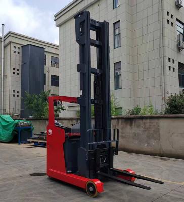China Electric Reach Stacker 1.5T-3T Load Capacity 3m-12m Lifting Height Sit Down Battery Charger Included for sale