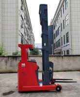 China Electric Reach Stacker 1.5T-3T Load Capacity 3m-12m Lifting Height Sit Down Battery Charger Included for sale