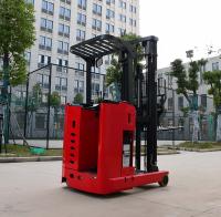 China Electric Reach Stacker 1.5T-3T Load Capacity 3m-12m Lifting Height Sit Down Battery Charger Included for sale