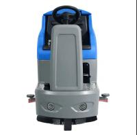 China Industrial Ride On Floor Scrubber 1550W 80L Clean Water Tank Automatic Cleaning Machine for sale